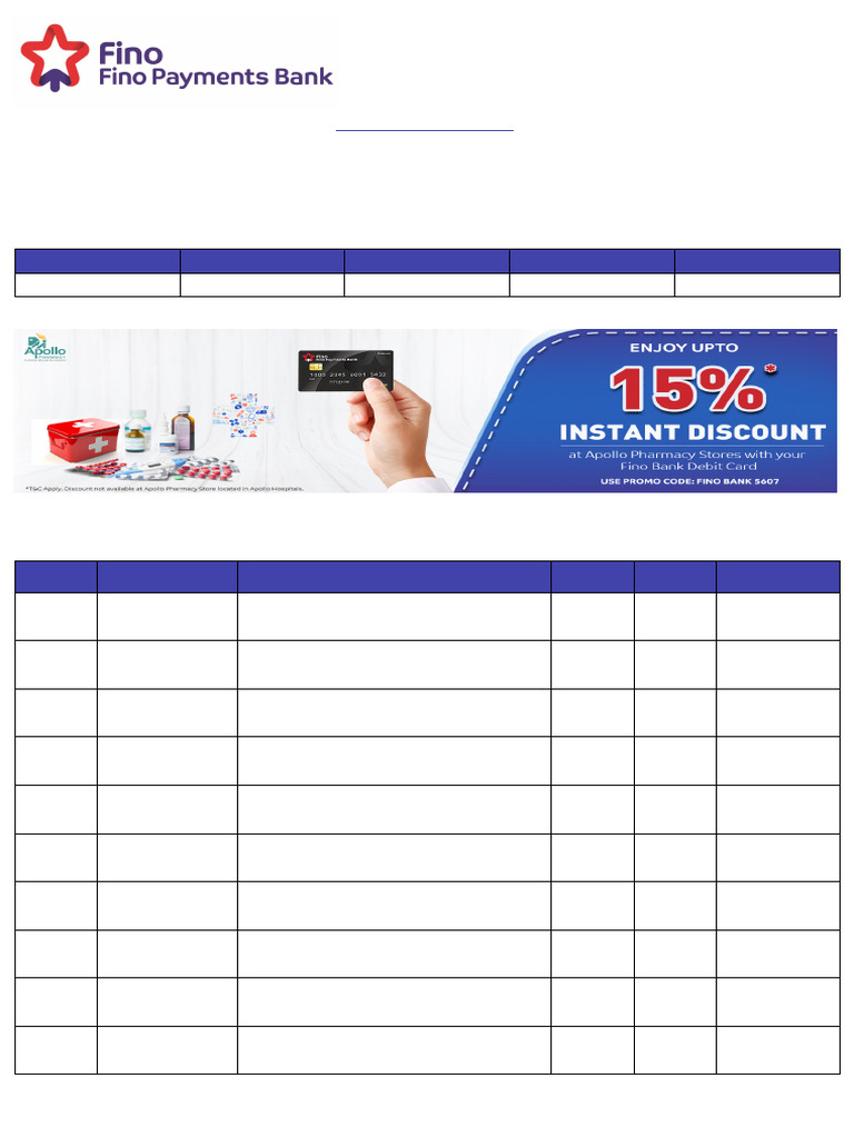 Gul Nehar Begum's Account Statement | PDF | Debit Card | Financial Services