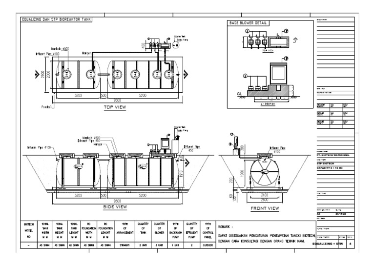 Bapak Fatan - Equalizing Dan STP Tank - Klinik Taksim Medika | PDF