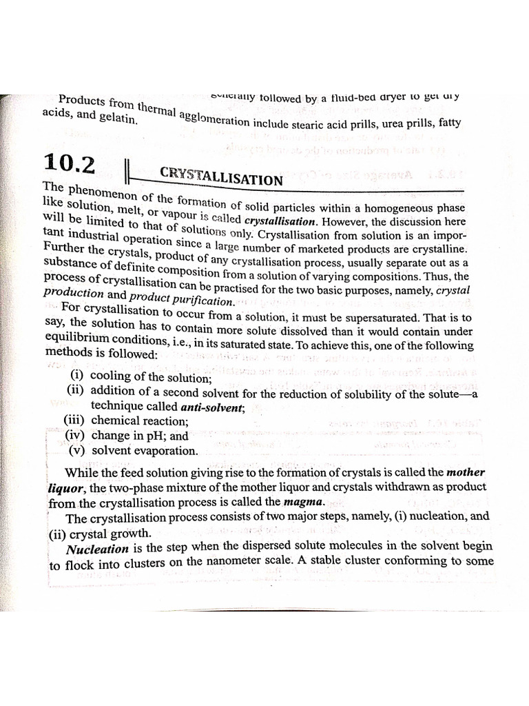 Crystallization | PDF