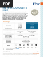 MNFA and KR Values for Rupture Discs | PDF | Liquids | Dynamics (Mechanics)