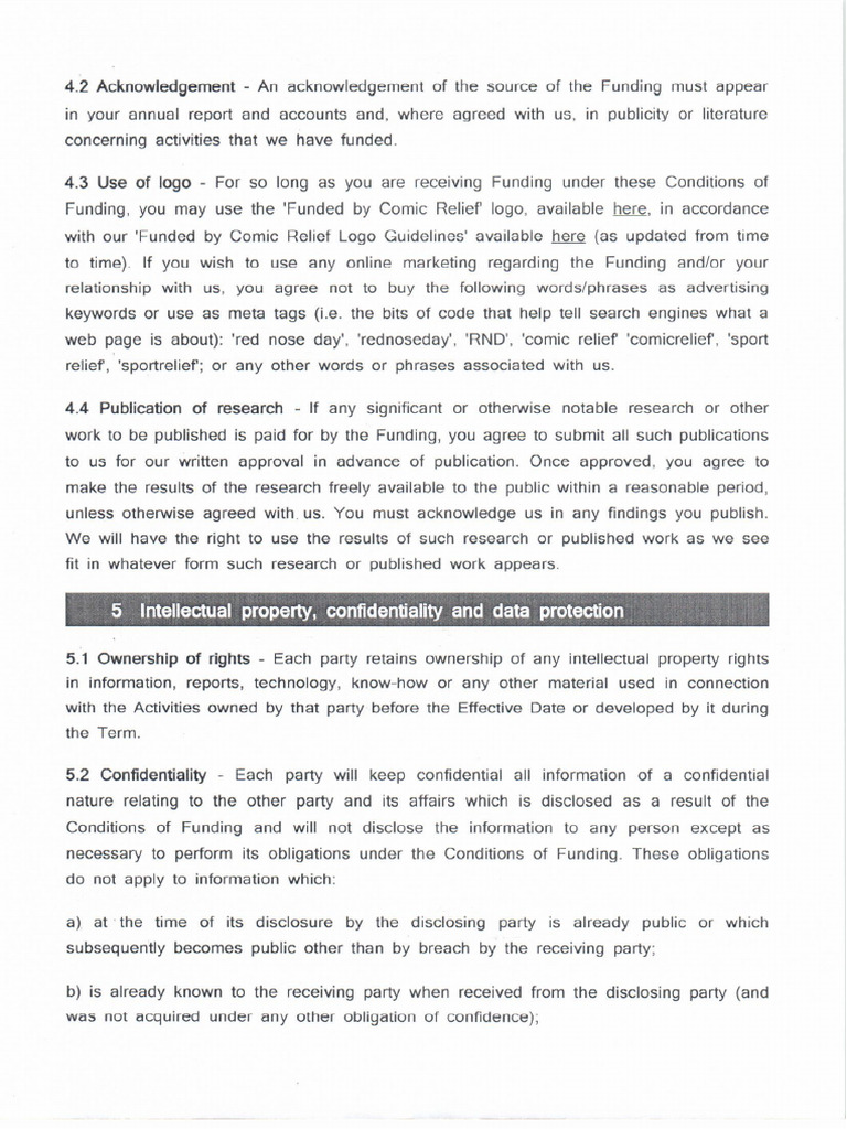 Comic IP & Data Protection Clauses | PDF