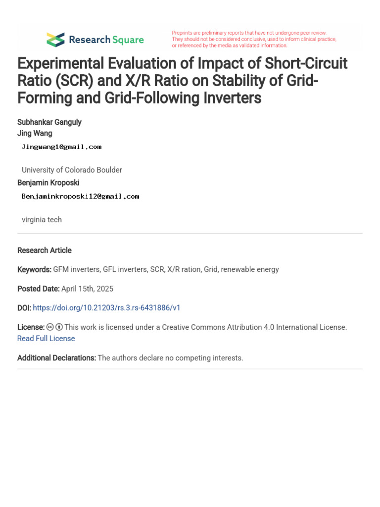 Experimental Evaluation of Impact of Short-Circuit | PDF | Power Inverter | Electrical Engineering