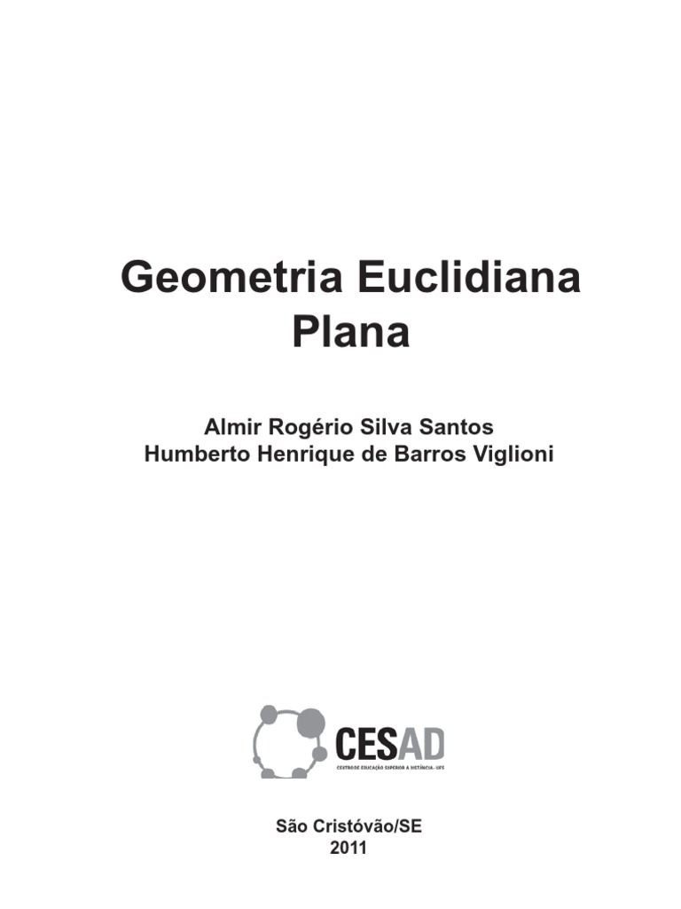 Geometria Eucliadiana Plana Aula 1 | PDF | Axioma | Geometria Euclidiana