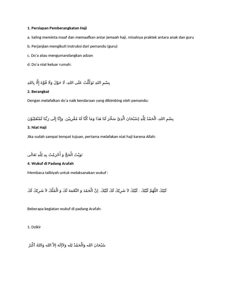 Panduan Manasik Haji untuk Anak | PDF