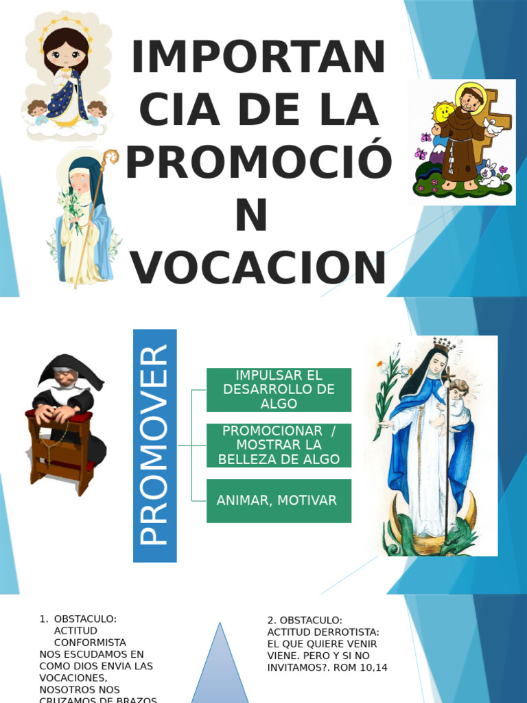 Importancia de La Promoción Vocacional | PDF