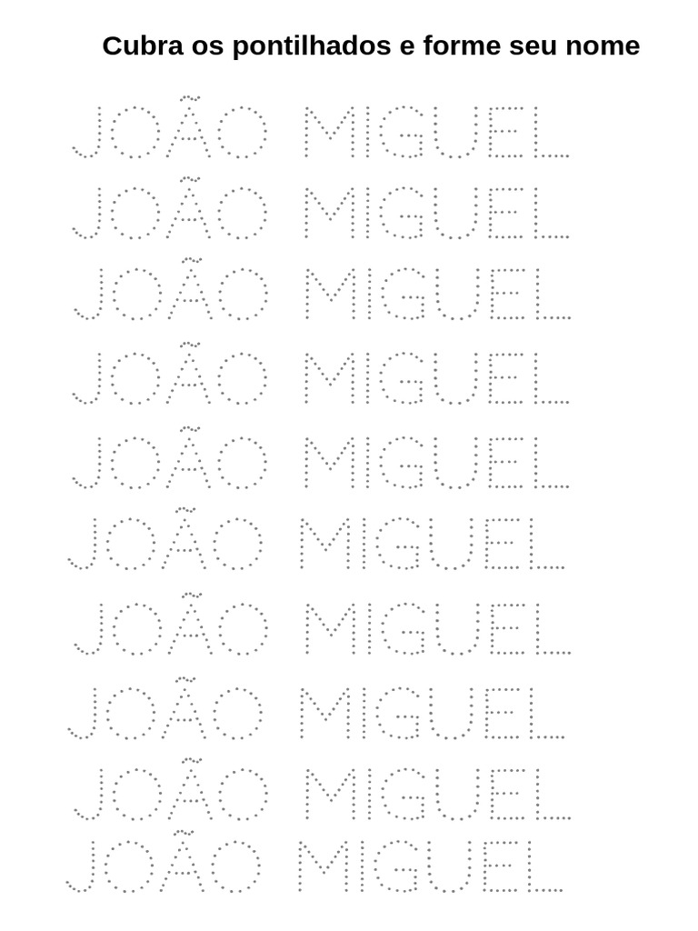 Bicolor Tracejar Letras Fundamental Folha de Ativi_250401_231252 | PDF