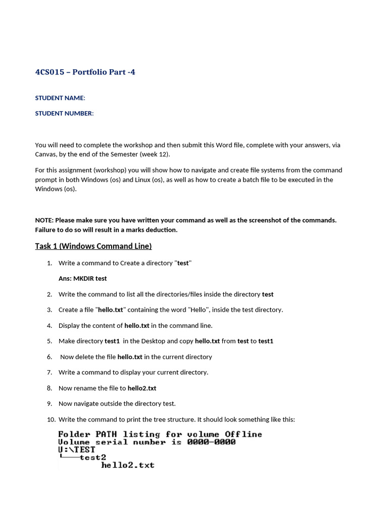 4CS015 Portfolio Part 4 | PDF | Computer File | Text File