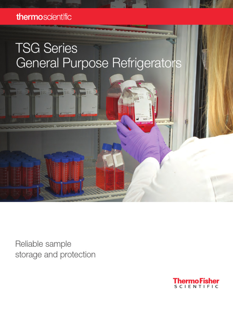 TSG Series Lab Refrigerators Overview | PDF | Refrigerator | Door