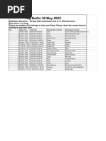 September Duty Roster 2025 | PDF