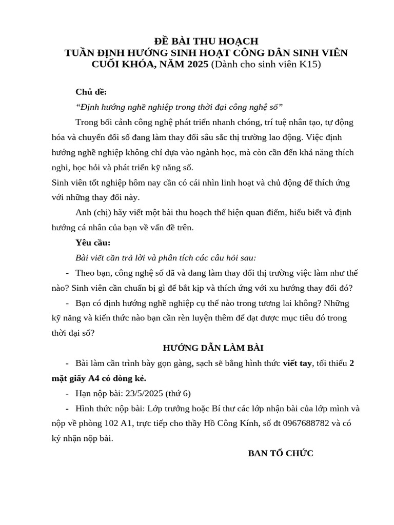 Dew Bai Thu Hoach | PDF