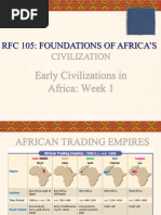 Pre-Colonial African Civilizations Map | PDF | Nigeria | West Africa