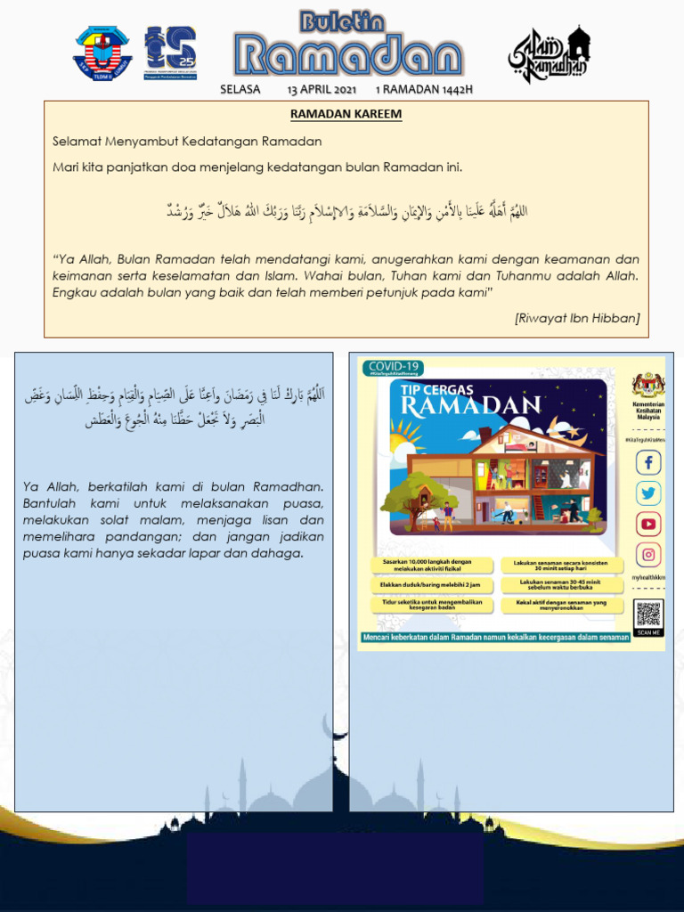 Buletin Harian 1 Ramadan | PDF