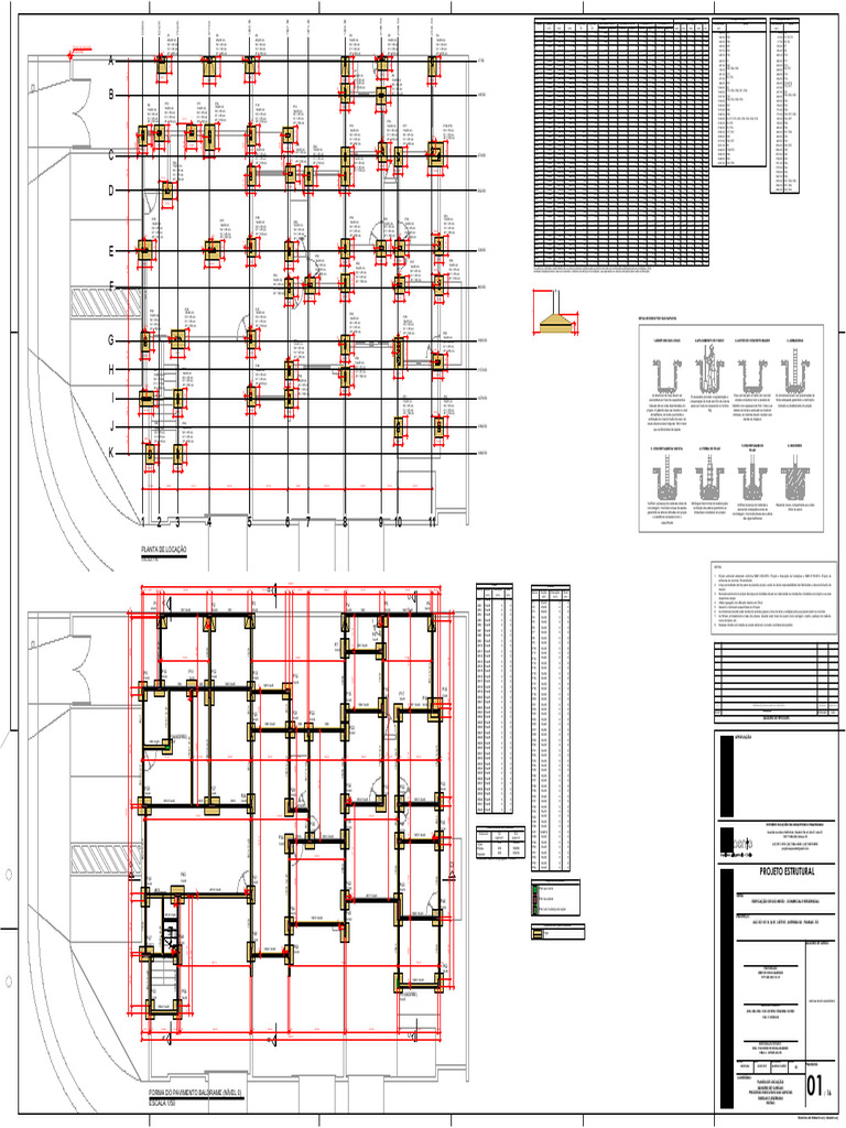 Herik Marinho - Estrutural - Rev.00 - Prancha 1 de 16 | PDF