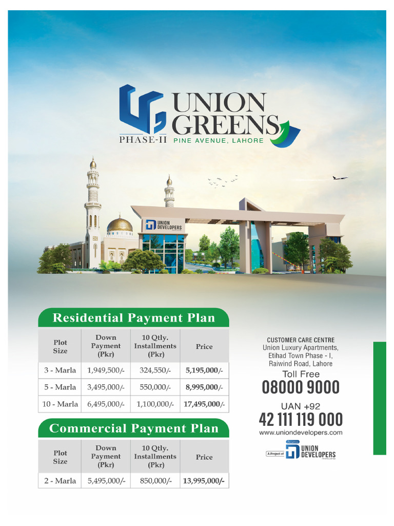 UGP2 Payment Plan A4 Flyer | PDF
