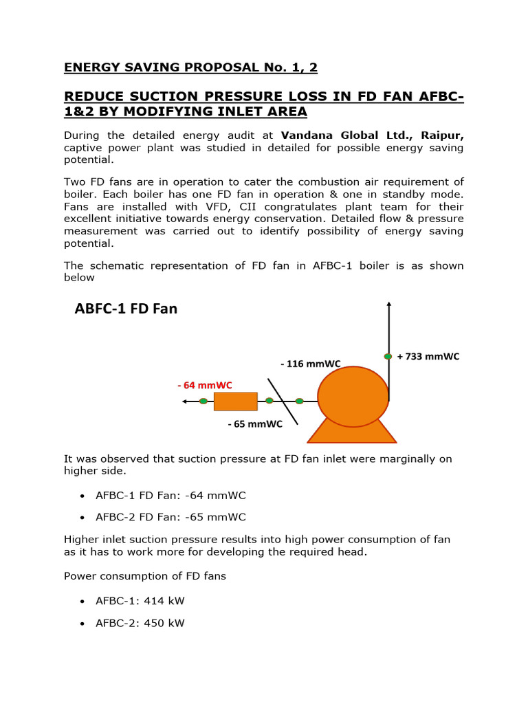 CII Audit Recommendations-VGL | PDF | Humidity | Heat Transfer