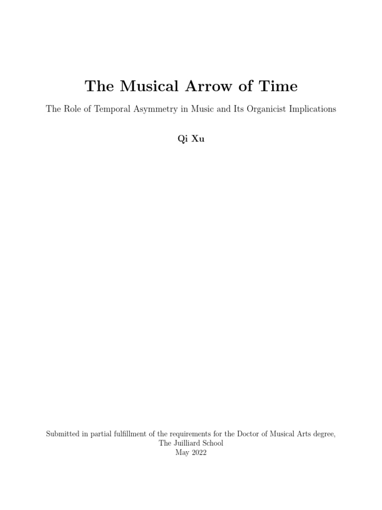 The Musical Arrow of Time | PDF | Variation (Music)