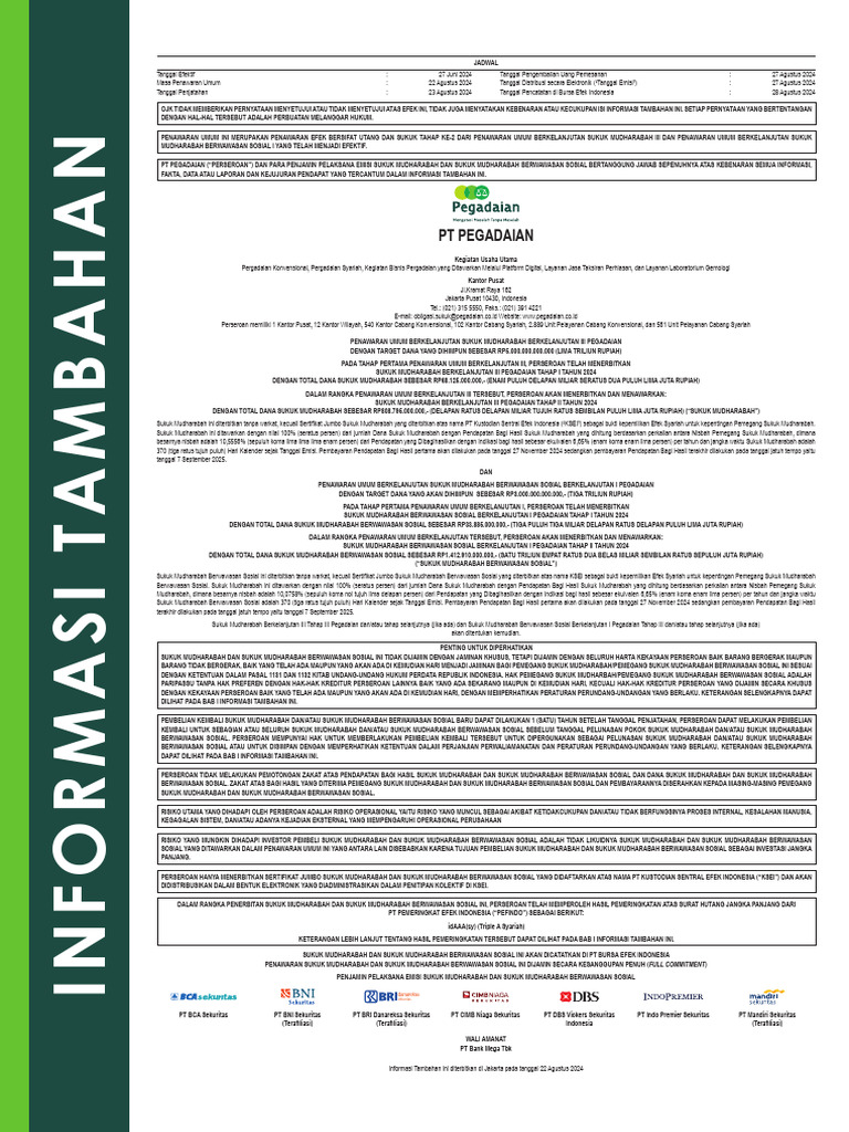Buku Pegadaian 22 Agustus 2024 | PDF