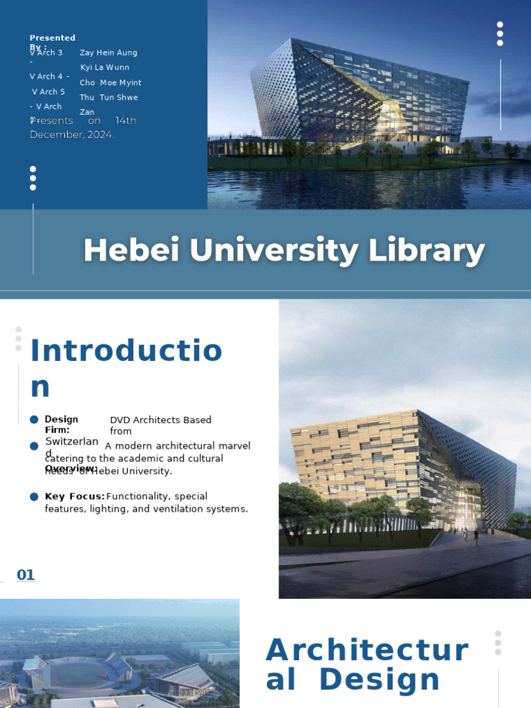Helbei University Library | PDF | Architectural Design | Architecture