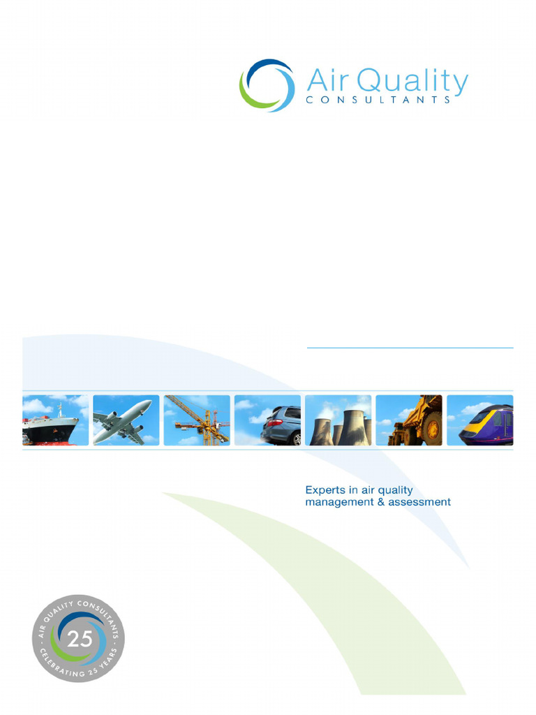 Air Quality Modelling Report | PDF | Air Pollution | N Ox