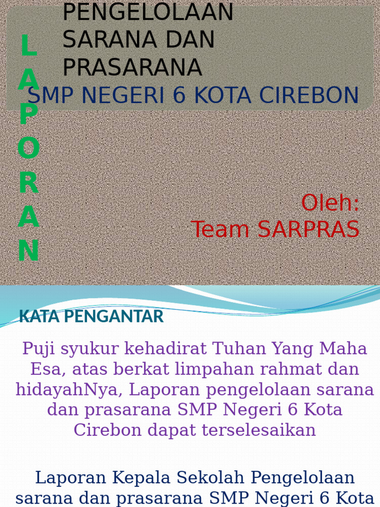 Power-Point-SARPRAS 6 2025-2026 | PDF