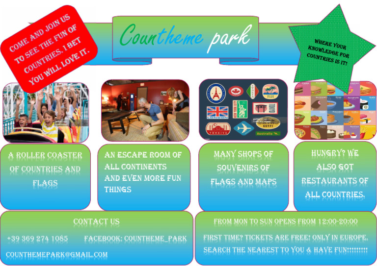 Theme Park Brochure Overview | PDF