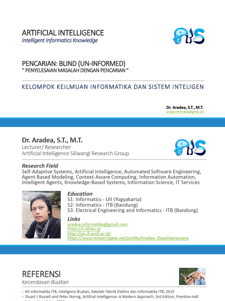 AI-3 Pencarian - Blind (Un-Informed) | PDF