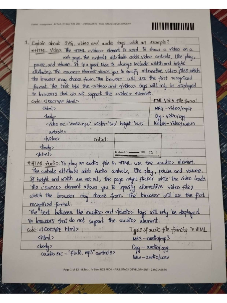 FSD Assignment. March | PDF