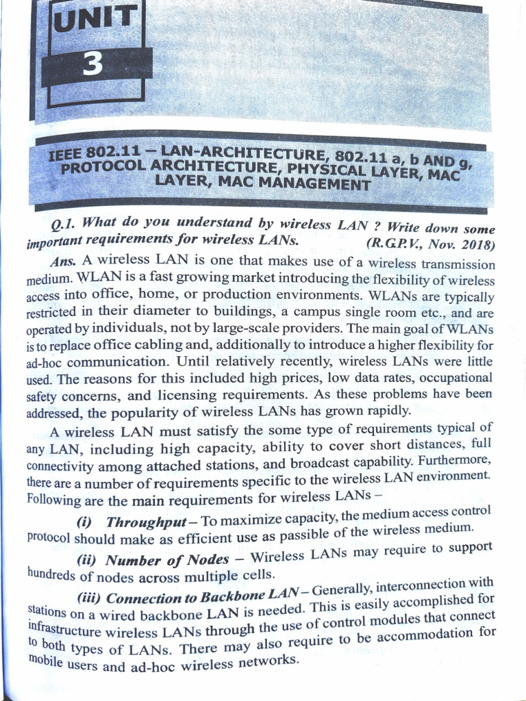 WMC Unit 3 | PDF