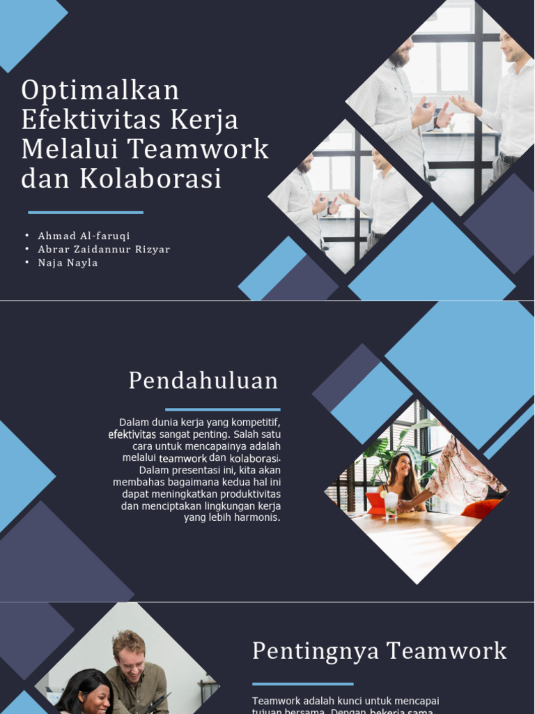 Kelompok 6 Teamwork Dan Kolaborasi | PDF