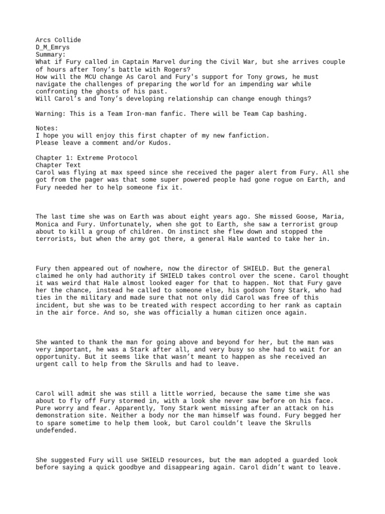 Avengers-Arcs Collide | PDF