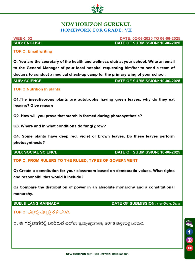 HW Class 7 1749202056 | PDF