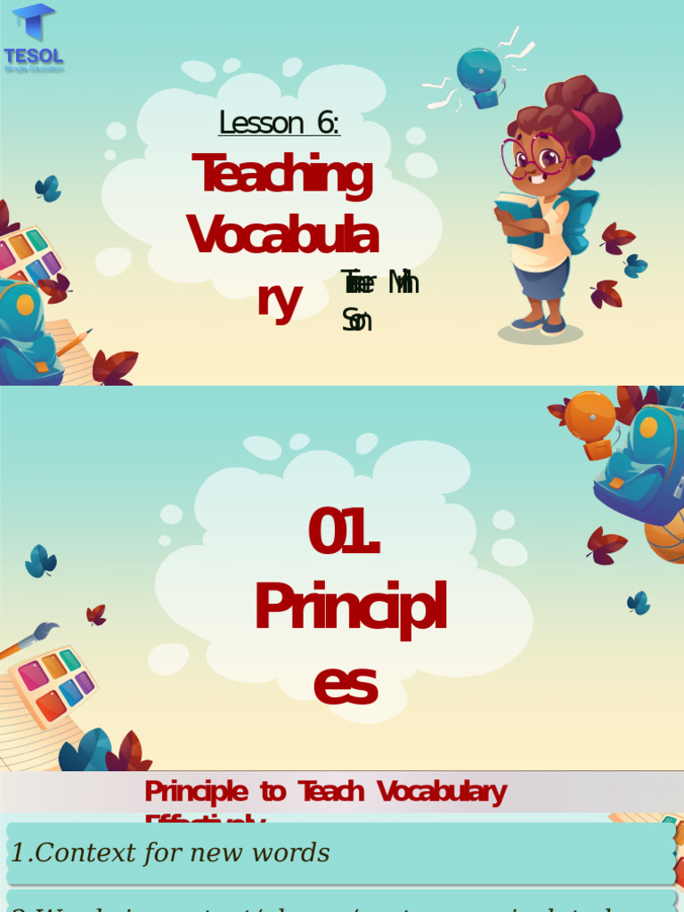 YLE Lesson 6 - Vocabulary | PDF | Phonics | Applied Linguistics