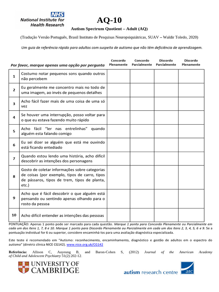 Aq10 Adult Português Brasil Tradução | PDF