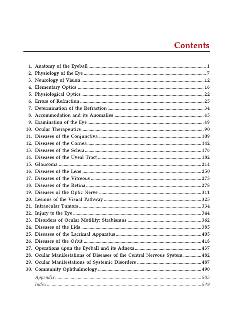 Nema - Textbook of Ophthalmology, 5th Edition-2 | PDF | Human Eye ...