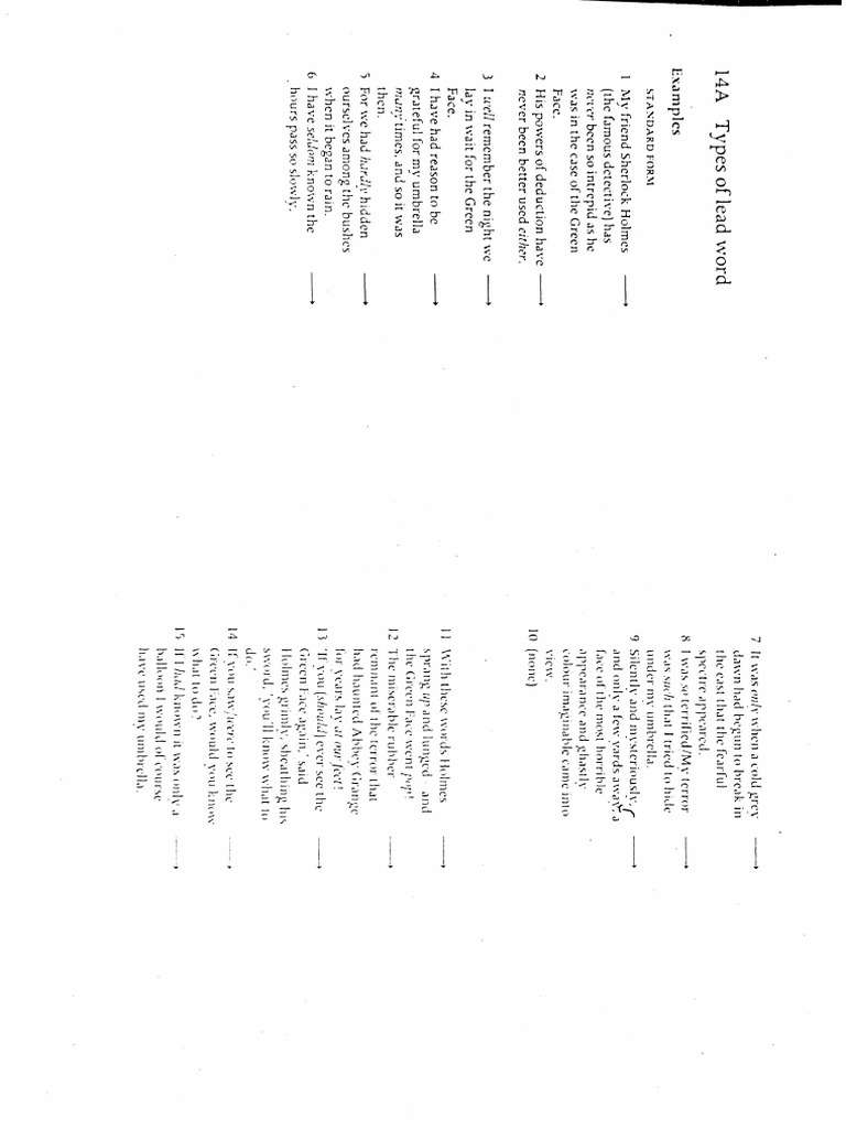 Ex 14A Types of Lead Word Done | PDF