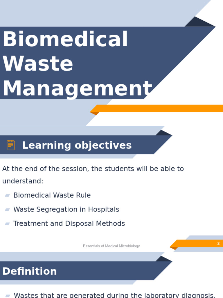 Biomedical Waste Management | PDF | Waste | Waste Management