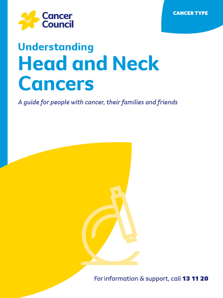 Understanding Head and Neck Cancer Booklet | PDF | Head And Neck Cancer ...