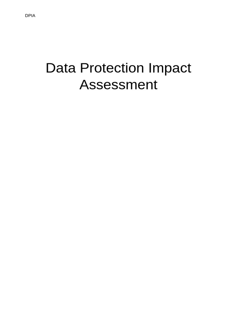 Data Protection Impact Assessment Guide | PDF | Risk | Privacy