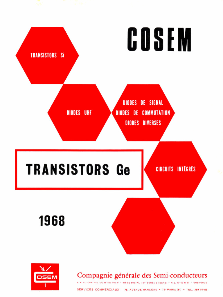 COSEM - Transistors Ge - Datasheet | PDF