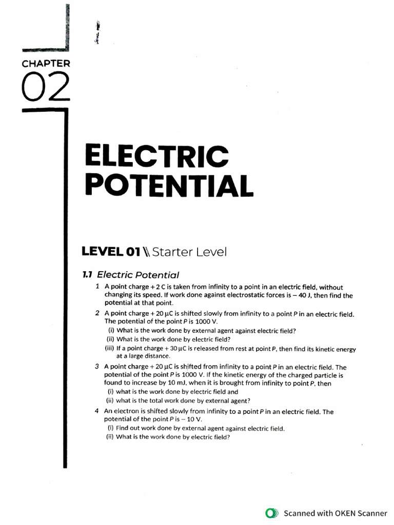 2.1) Electric Potential Assignment | PDF