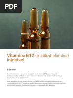 Coenzima B12: Benefícios e Indicações | PDF