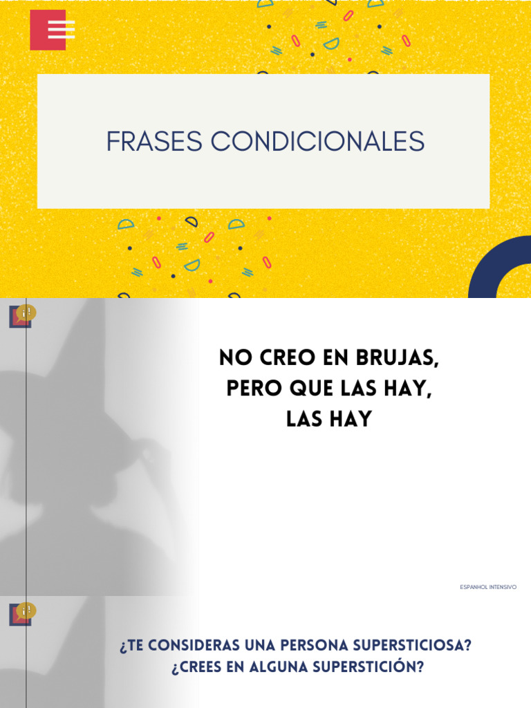 Frases Condicionales | PDF