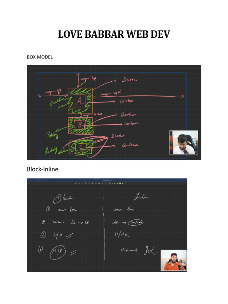 Box Model, Positioning CSS and Javascript by Aryan | PDF | Dynamic Web ...
