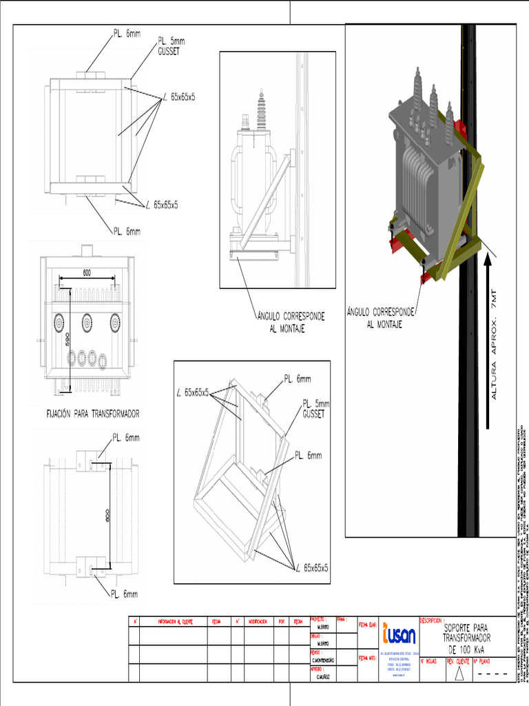 Trafo 100kv 3D-Layout1 | PDF
