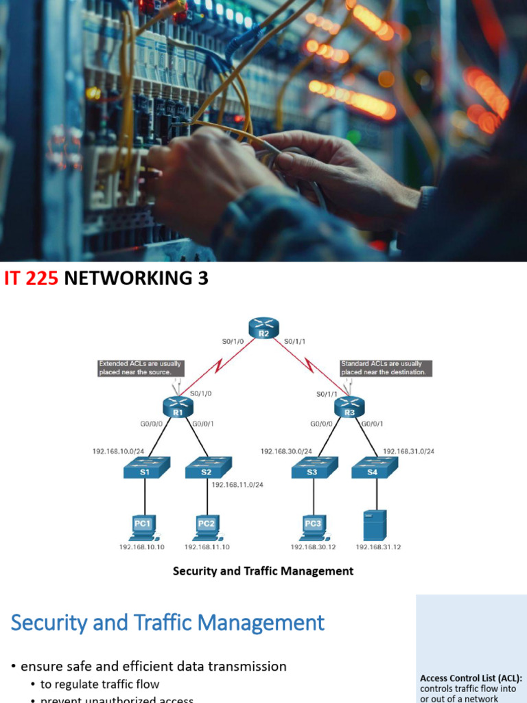 09 Security and Traffic Management | PDF | Internet Protocol Suite ...