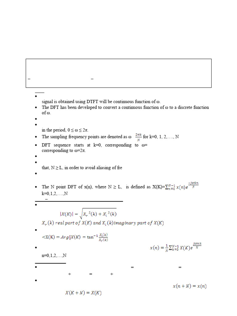 DSP Unit 3 | PDF | Discrete Fourier Transform | Fast Fourier Transform