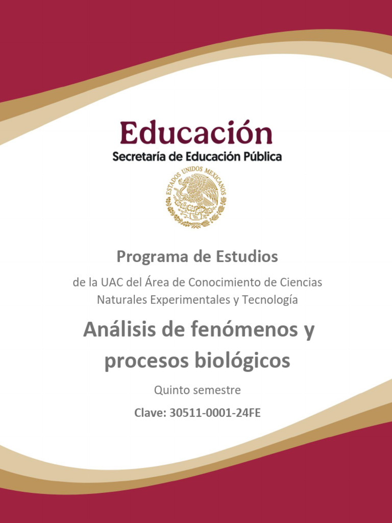 Analisis de Fenomenos y Procesos Biologicos | PDF | Organismos | Biología