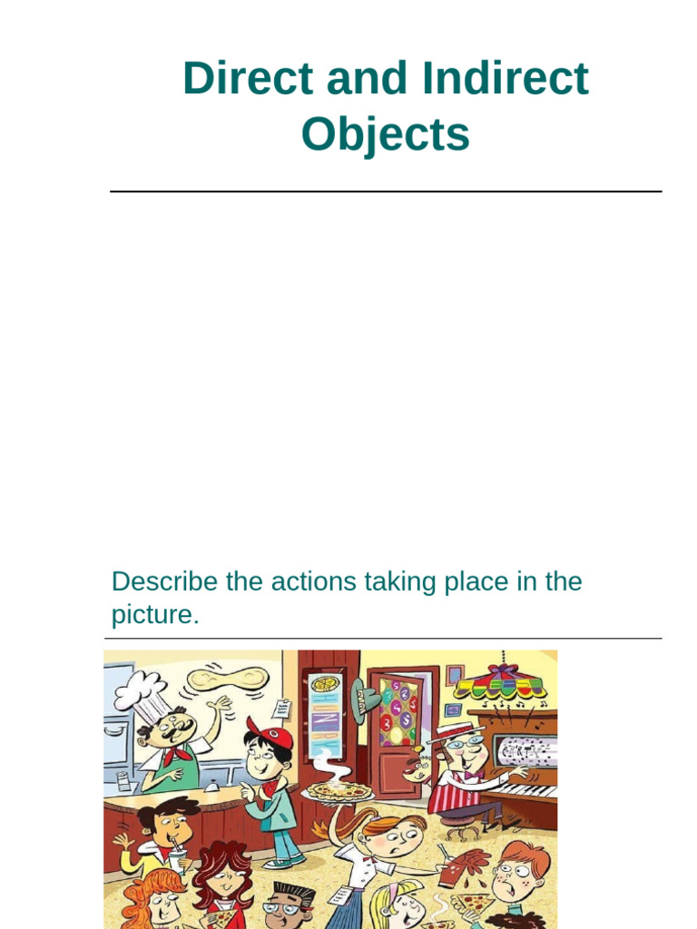 Direct and Indirect Objects | PDF | Verb | Object (Grammar)