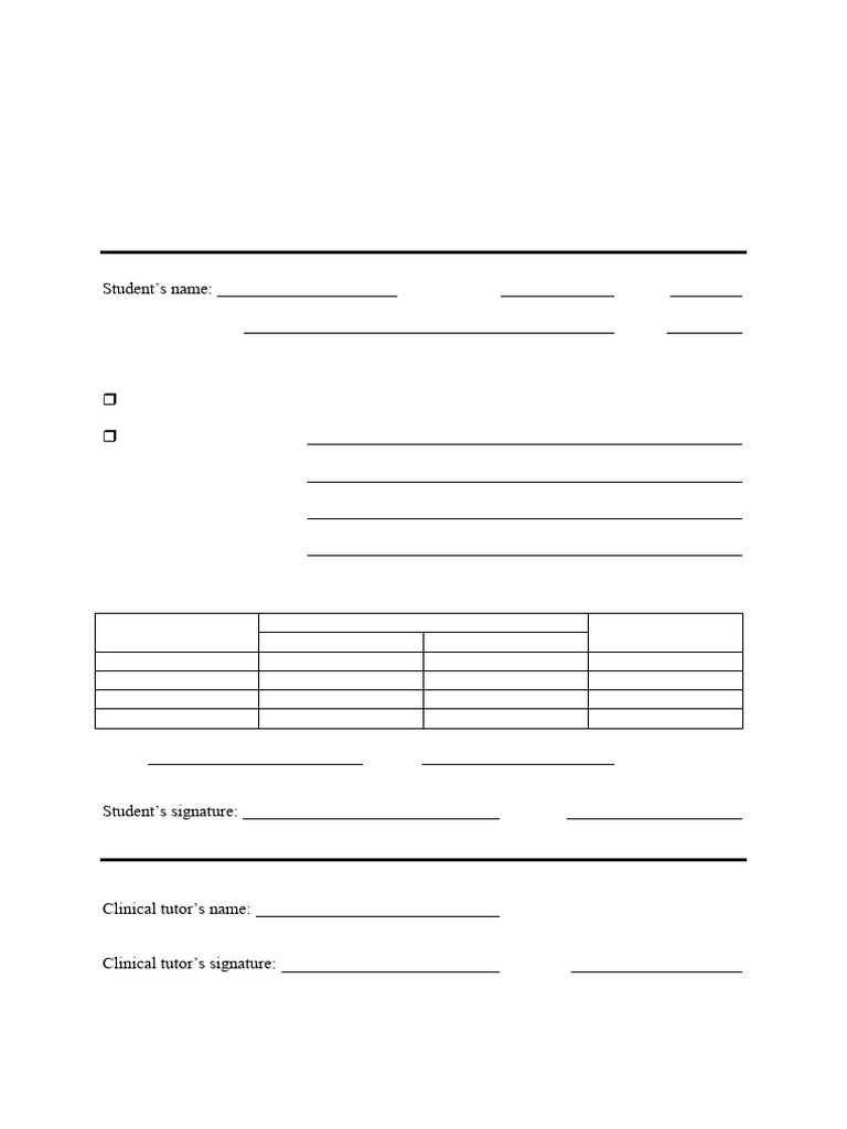 Record of Absence | PDF