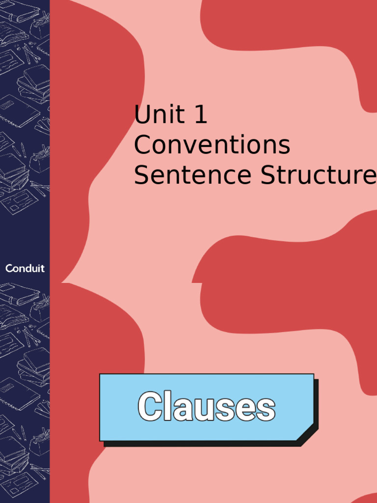 U1 Sentence Structures | PDF | Clause | Chess Openings